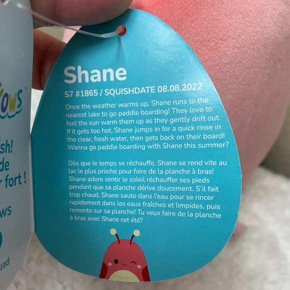 Squishmallows | Toys | Rare Tag Silver Foil Shane The Grasshopper 223 ...